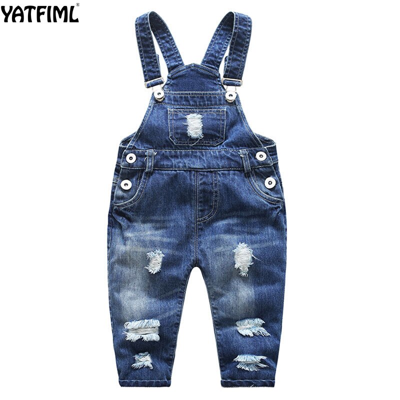 YATFIML Spring Autumn denim overall for babies ove... – Vicedeal