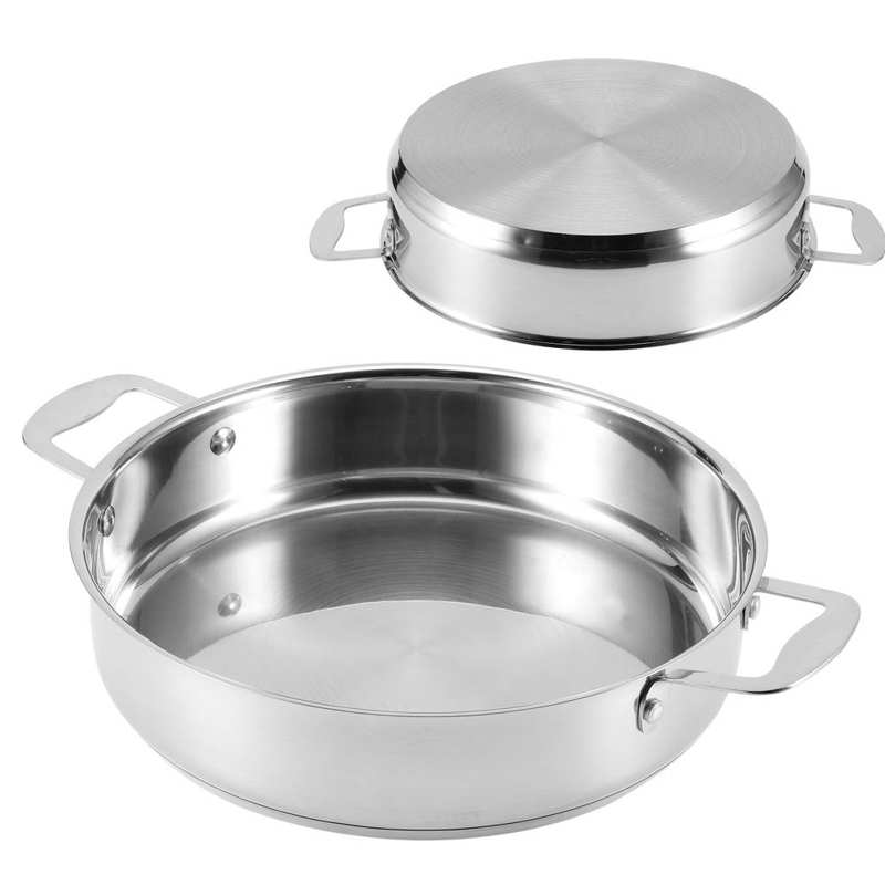 Multipurpose Stewpot Koekenpan Roerbak Pan Rvs Ind... – Grandado