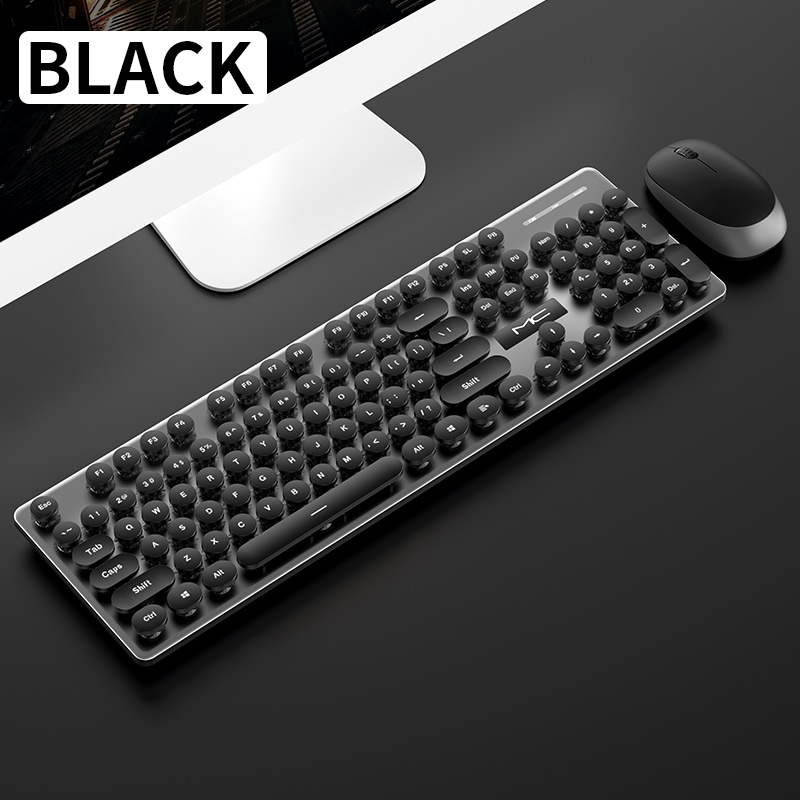 MC N520 2.4G Wireless Silent Keyboard And Mouse Ro... – Grandado
