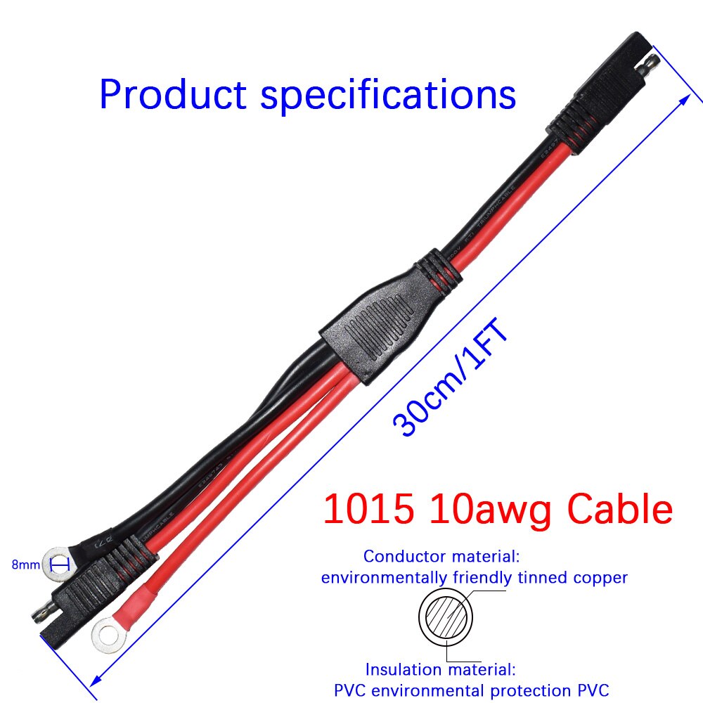 10AWG SAE Konverter Kabel Motorrad Stecker SAE 101... – Grandado 10AWG SAE Konverter Kabel Motorrad Stecker SAE 101... – Grandado