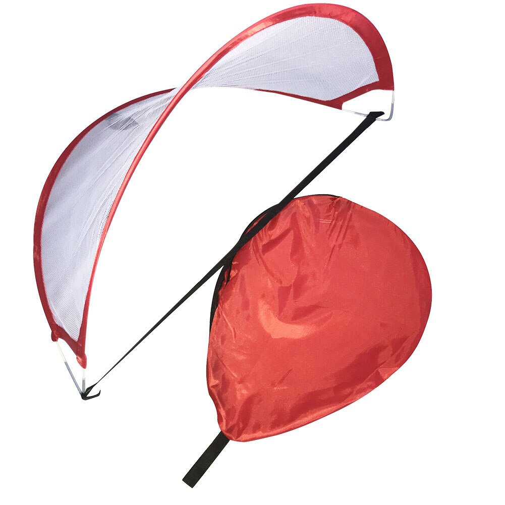 Kid Soccer Football Goal Net Folding Black Trainin... – Grandado