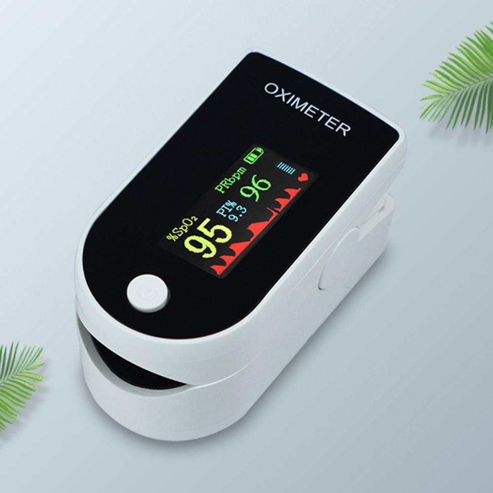 Fingertip Monitoring Pulse Oximeter With Four-colo... – Grandado