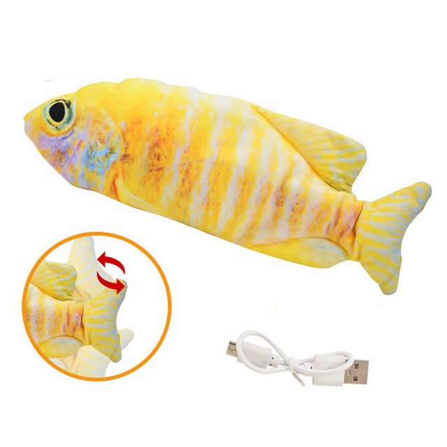 Cat USB Charger Toy Fish Interactive Electric flop... – Grandado