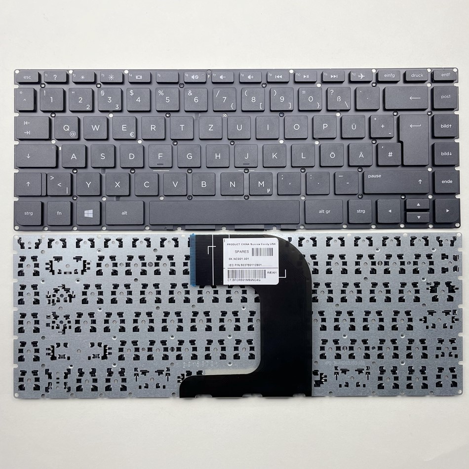 Germany Laptop Keyboard for HP Pavilion 14-AC 14-a... – Grandado