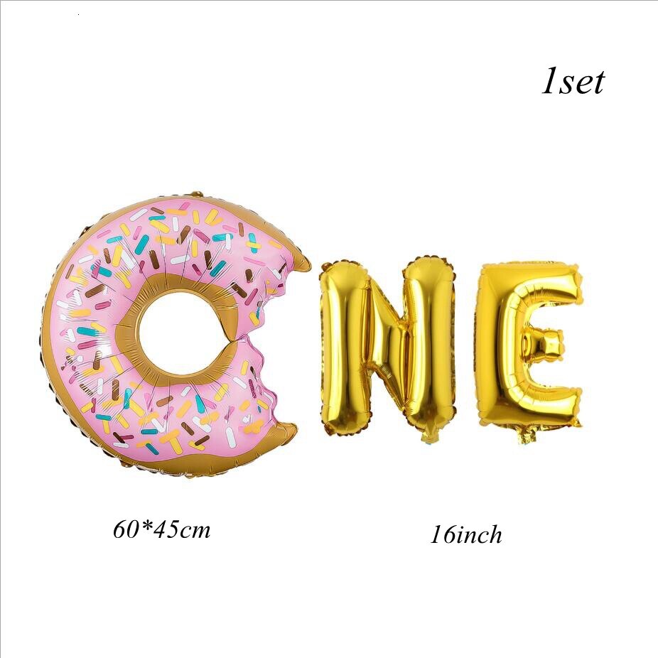 1 Set Donut Party Latex Ballonnen Een 1st Verjaard... – Vicedeal