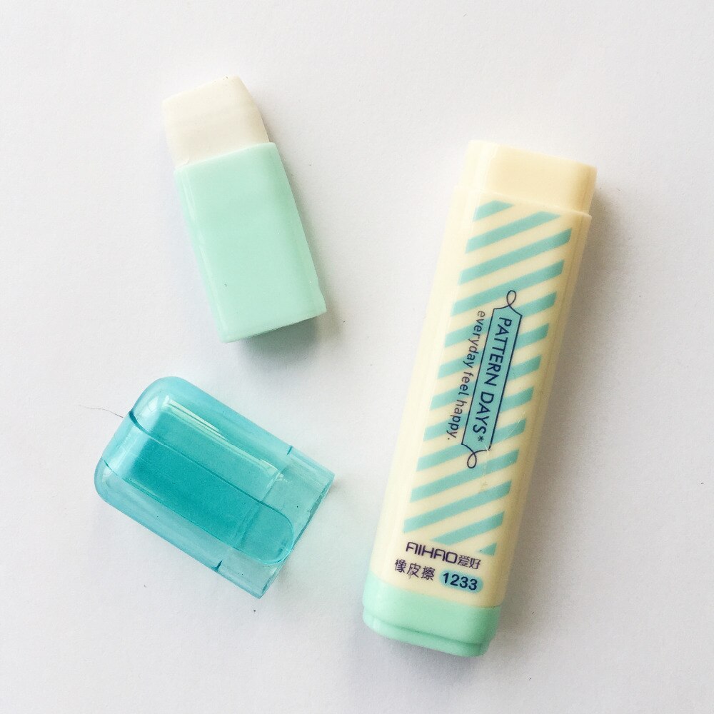 3 Levels Blue Style Replace Rubber Eraser Writing ... – Vicedeal