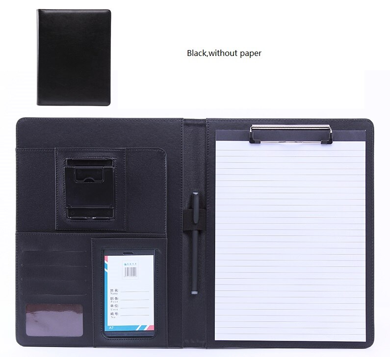 A4 PU leather multifunctional Portfolio office bus... – Vicedeal