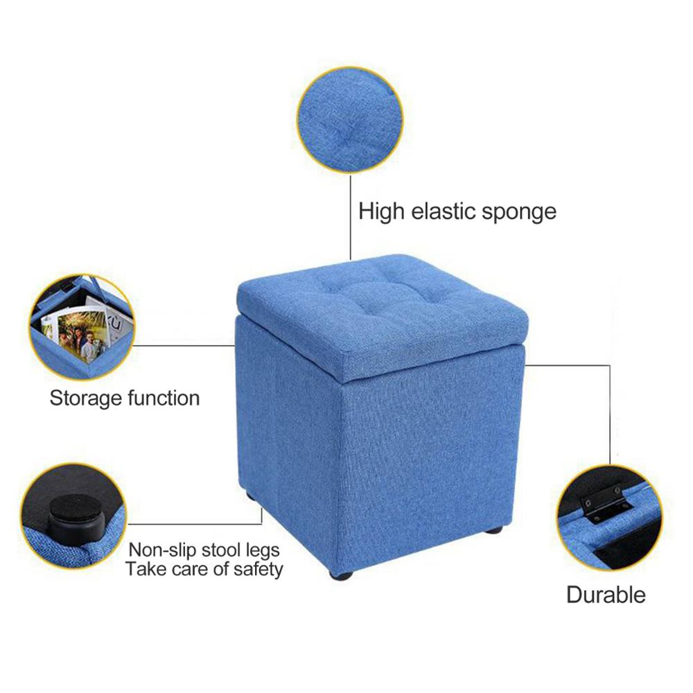 Large Storage Dressing Makeup Footstool Pouffe Foo... – Vicedeal
