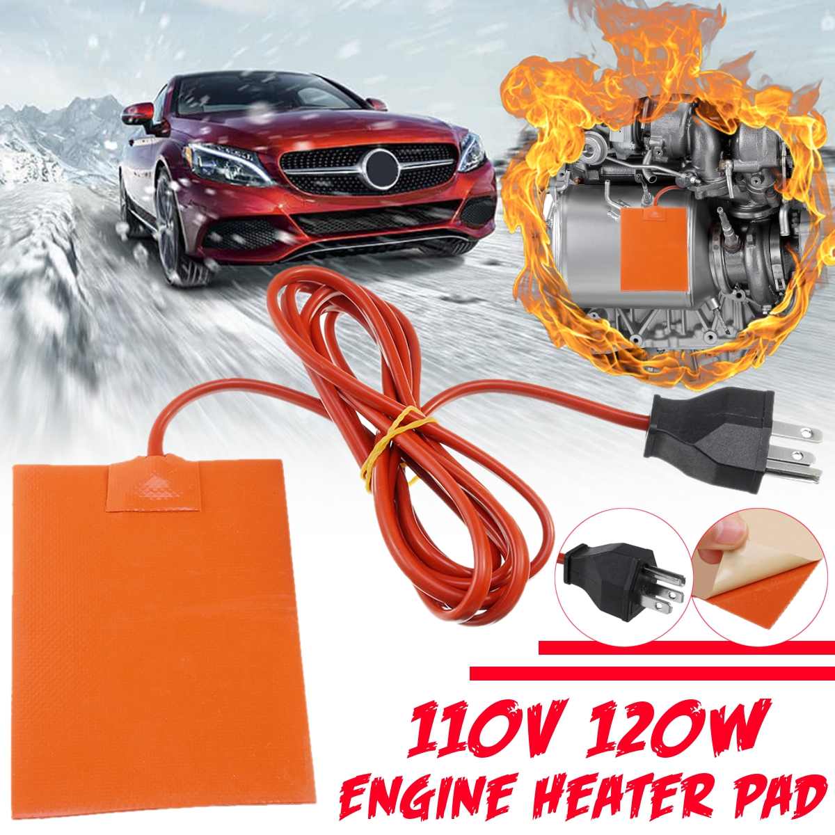 Siliconen Motor Heater Pad Olie Pan Tank Verwarmin... – Grandado