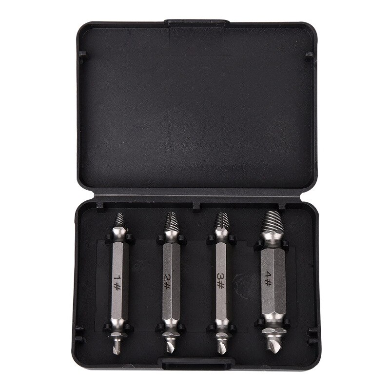 4pcs Damaged Screw Extractor Drill Bit Set Easily ... – Vicedeal