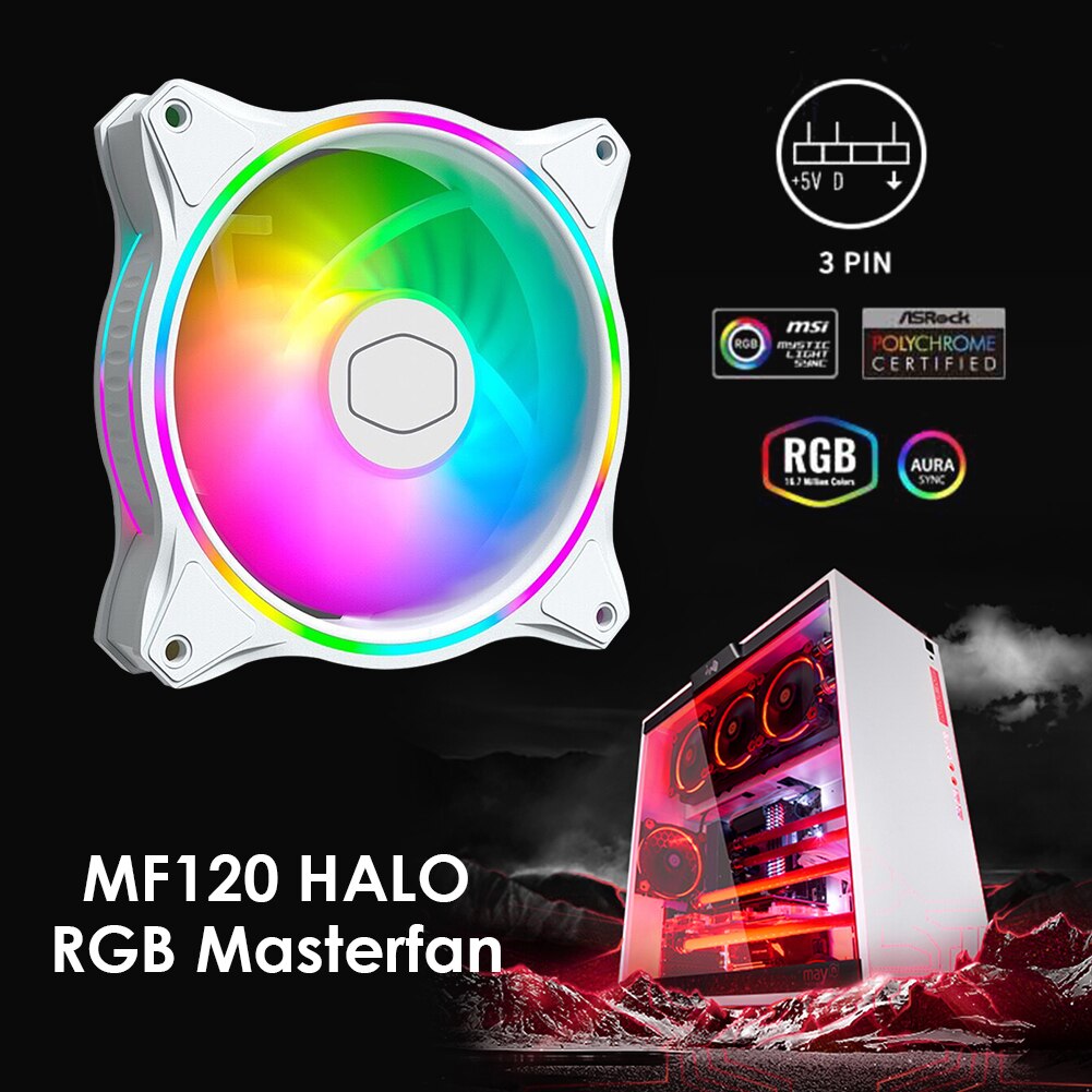 Orico MF120 HALO PC Computer Case Fan Dual Ring AR... – Grandado