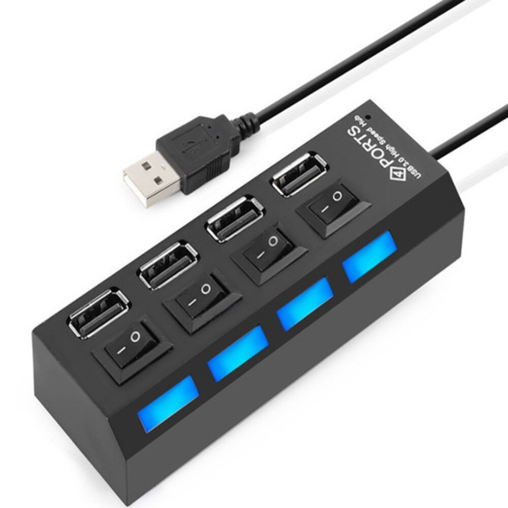 Multi USB Hub 4/7 ports High Speed HUB USB 2.0 Spl... – Grandado