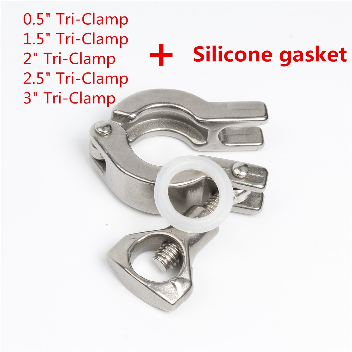 0,5 "Tri-ClampTO 3" Tri-Klemme Tri-Klee, Einzelnen... – Grandado