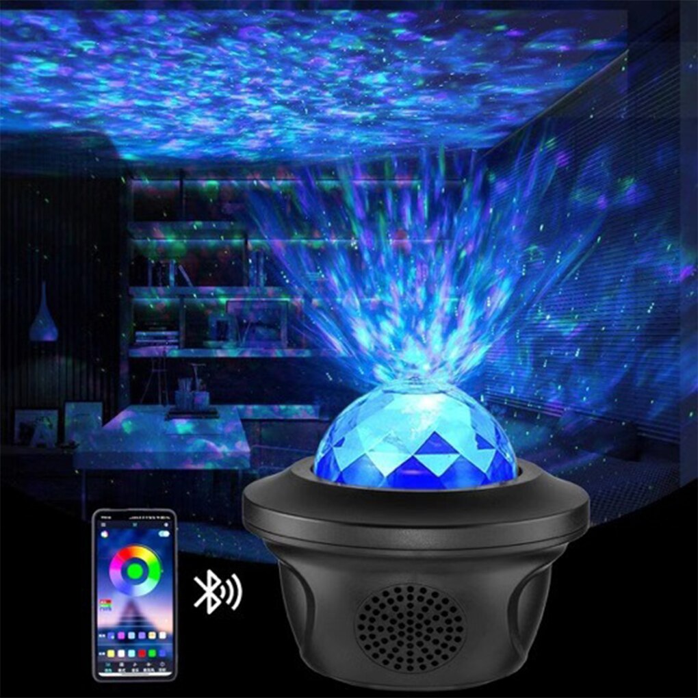 LED Galaxy Projector Ocean Wave LED Night Light Mu... – Vicedeal
