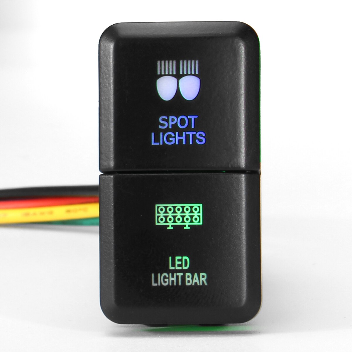 12 v Car Auto Dual LED Licht Bar Op-Off Push Schak... – Grandado