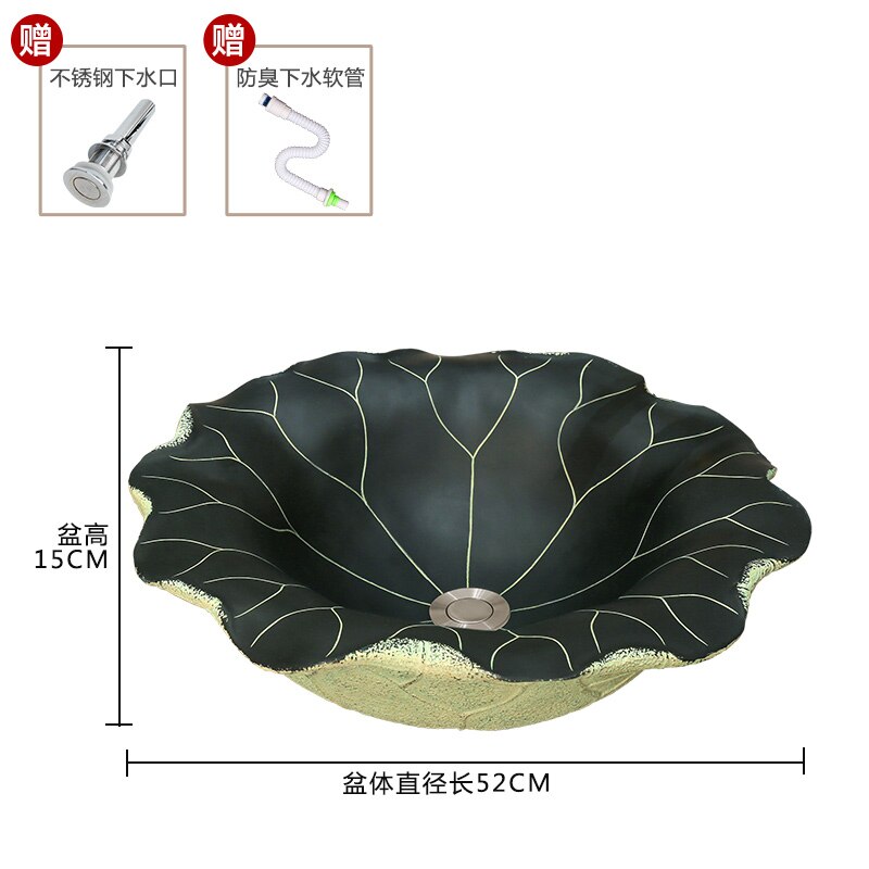 Chinese Antique Above Counter Basin Art Balcony Ba... – Grandado
