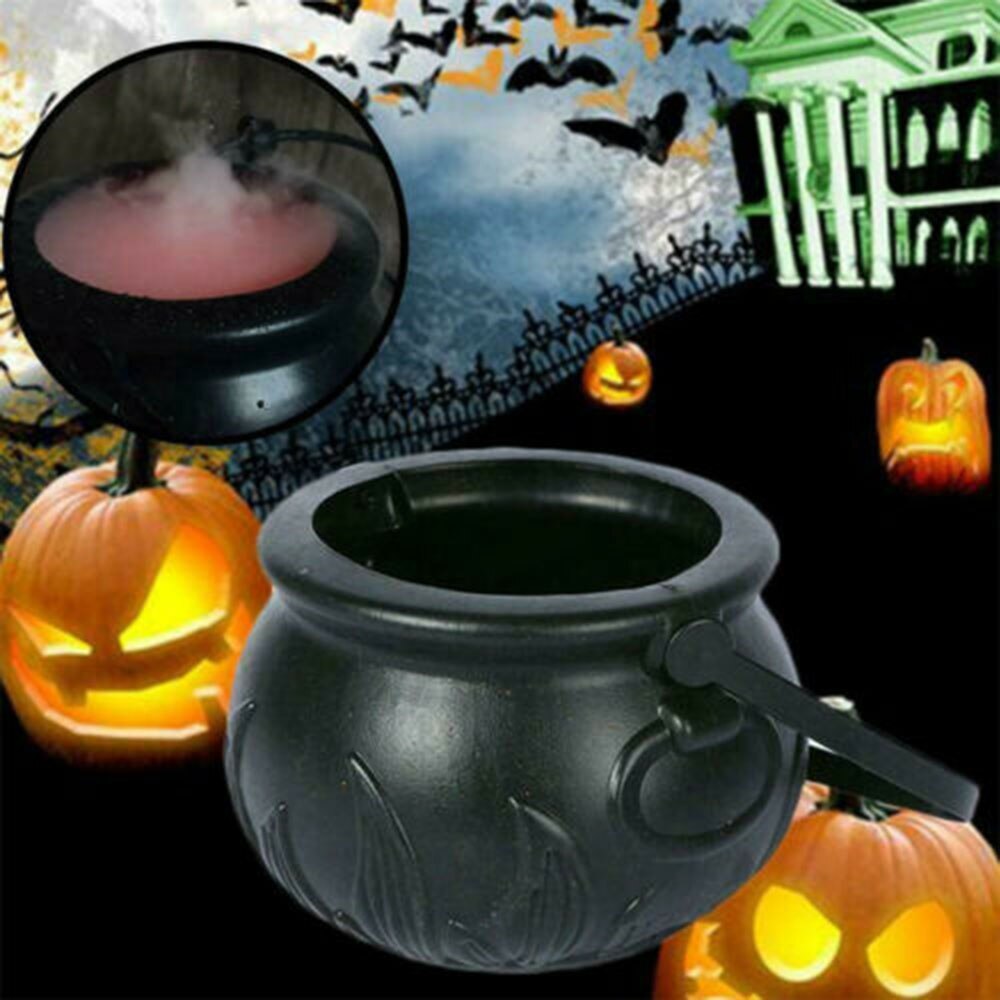Cauldron Halloween Mister Mist Smoke Fog Machine C... – Grandado