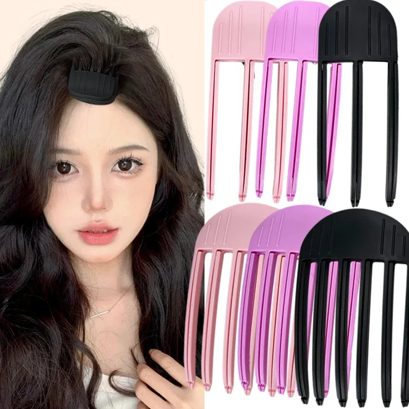 3/6Teeth Fluffy Hairpin Curling Bangs Clips Lazy W... – Vicedeal