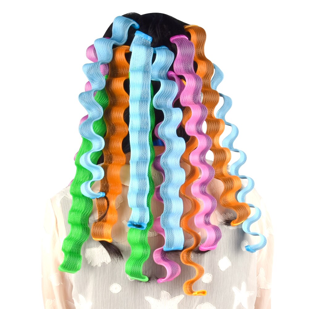 24Pcs DIY No Heat Magic Wavy Hairs Curlers Portabl... – Grandado