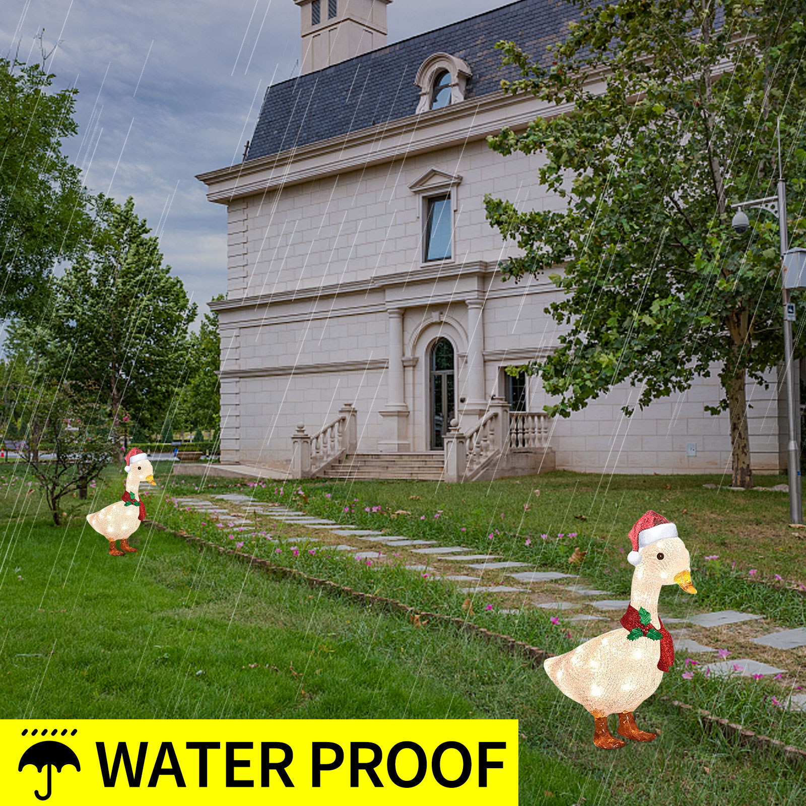 Light-Up Duck Sculptures Duck Animal Statues Garde... – Grandado