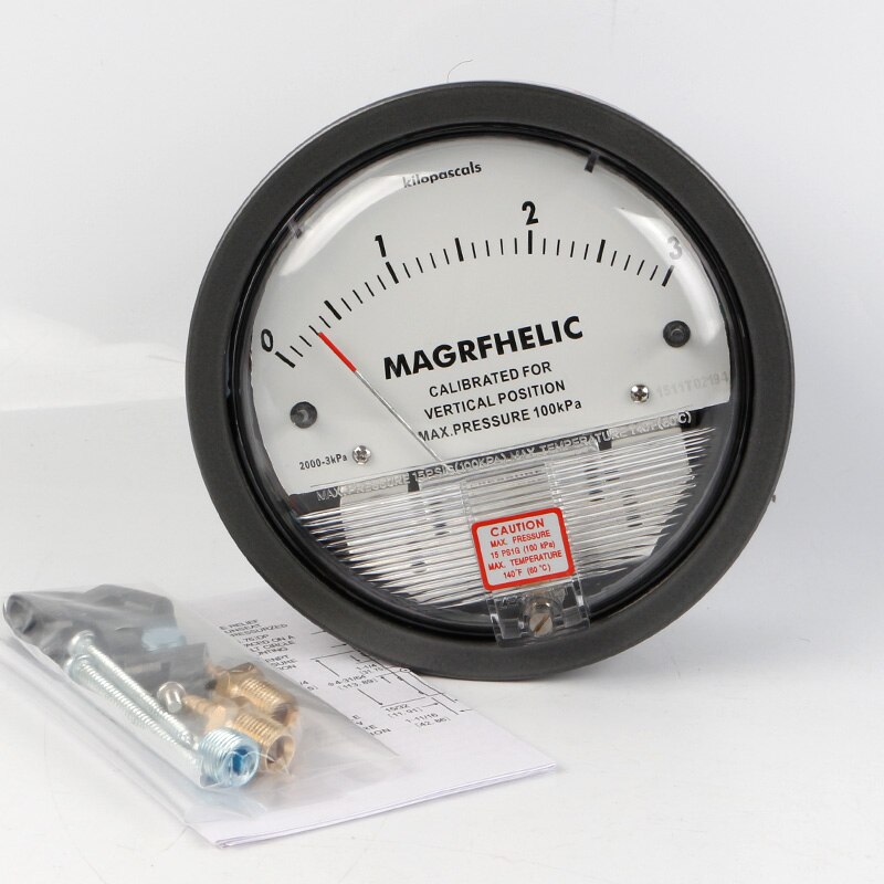 TE2000 0-3kpa Micro Differential Pressure Gauge Hi... – Vicedeal