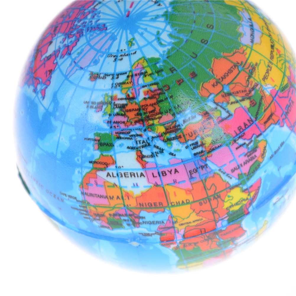 Anti Stress Earth Ball World Map Foam Earth Educat... – Grandado