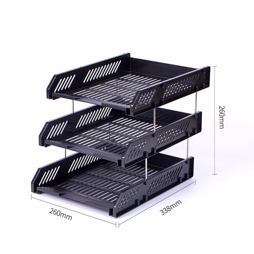 1 Pc/Pack Solid Durable 3-Layer Plastic A4-Size DI... – Grandado