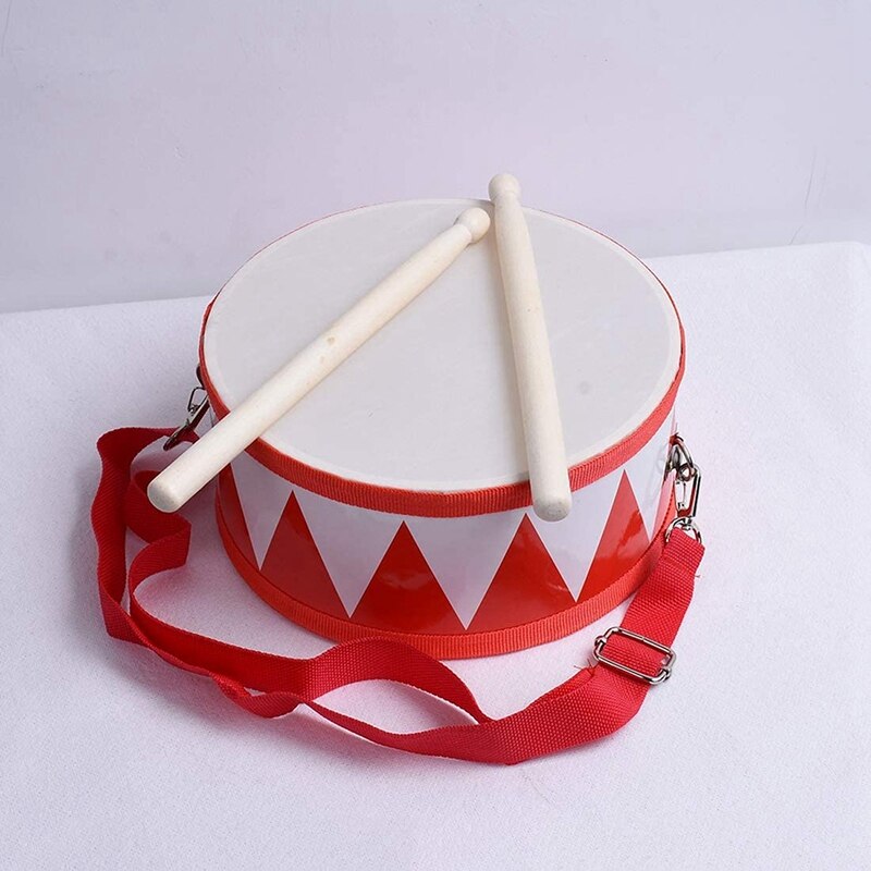 Kids Drum Wood Toy Drum Set with Carry Strap Stick... – Grandado