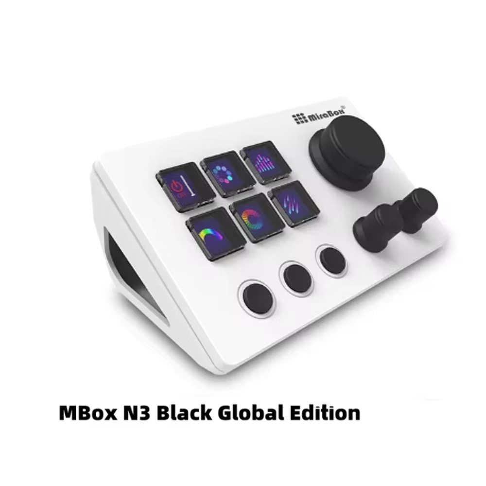 Now Mirabox N3 Streamdeck Keypad Screen Knob Custo... – Grandado