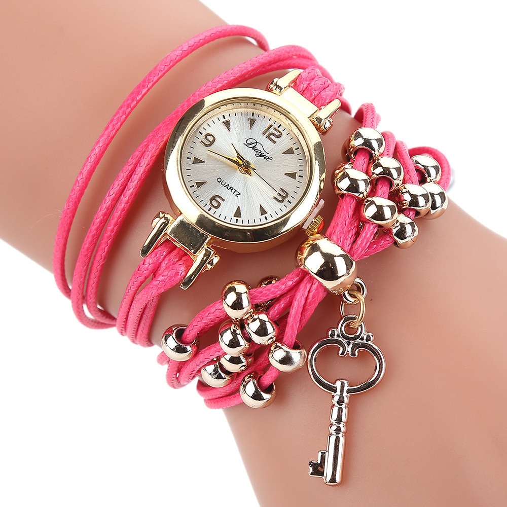 Duoya-relojes de cuarzo para mujer, pulsera de tel... – Grandado
