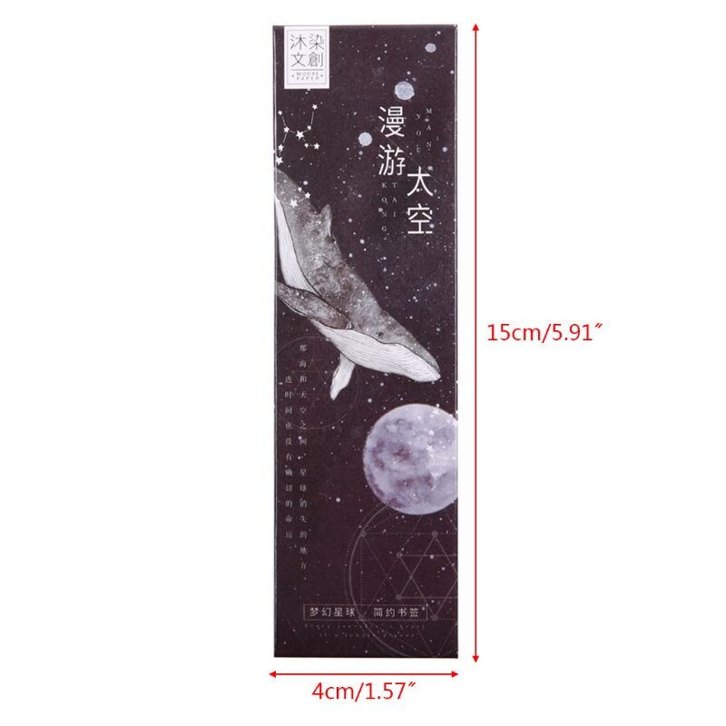 30pcs Planet Bookmarks Paper Page Notes Label Mess... – Grandado