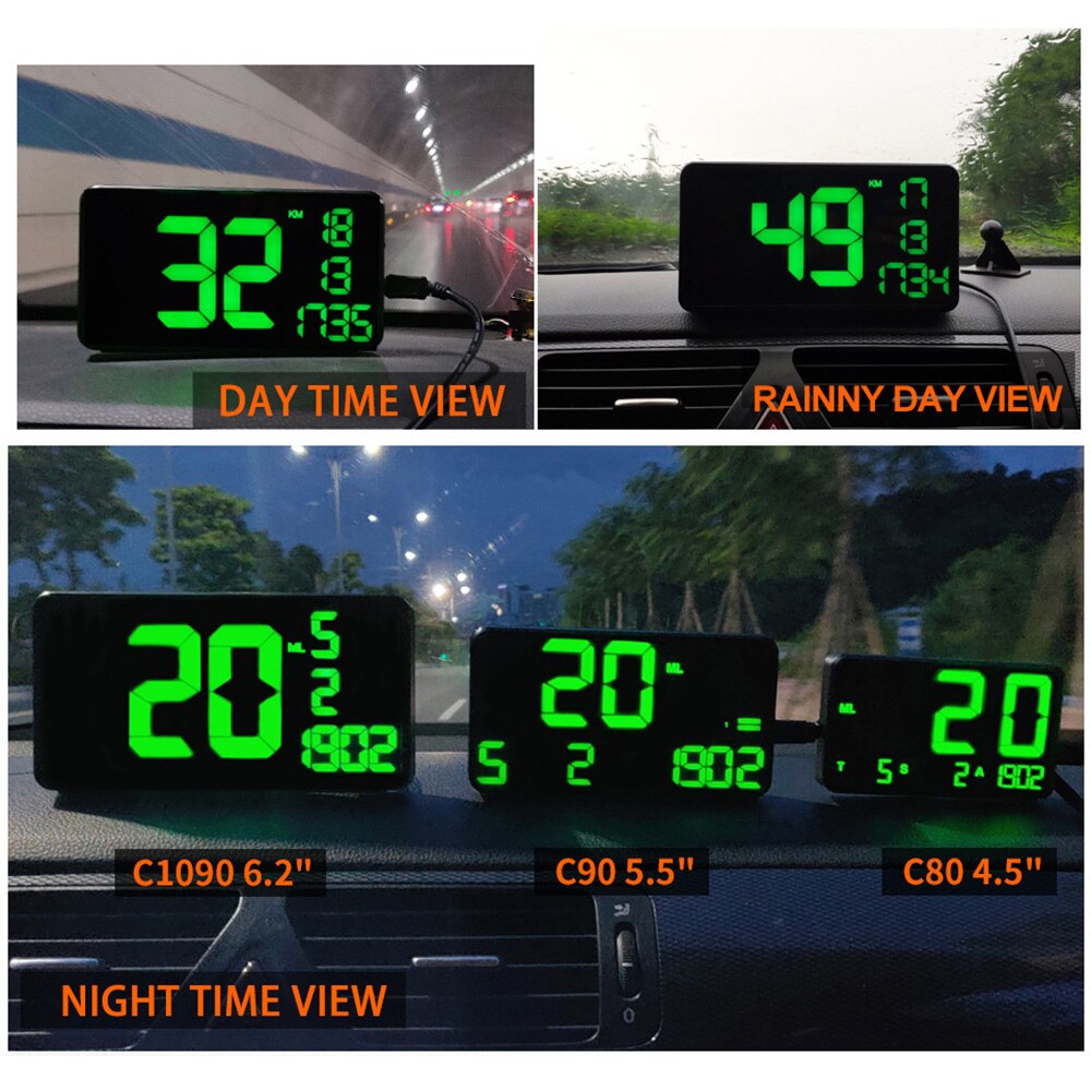 Black Car Speed Meter Measuring C1090 Accessory Sp... – Grandado