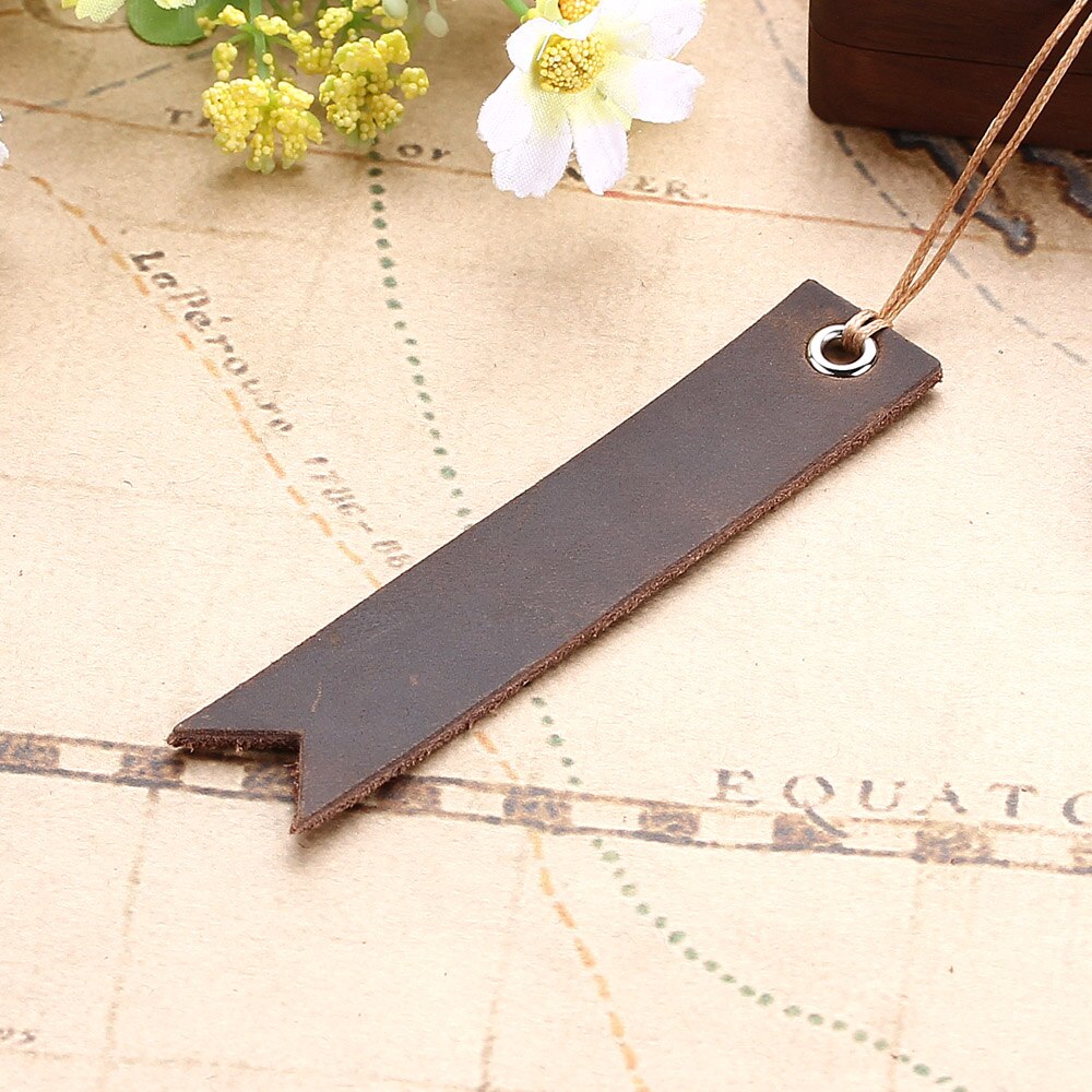 Vintage Retro Leather Bookmark Leather Bookmark Sc... – Grandado