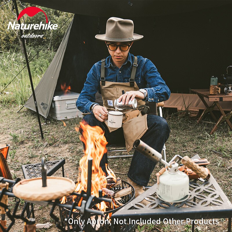 Naturehike Outdoor Camping Apron Canvas Wear-Resis... – Grandado