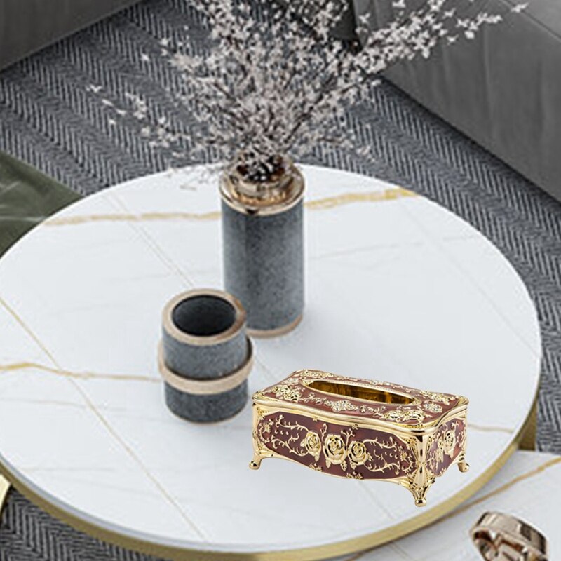 European-Style Luxury Tissue Box Universal Paper H... – Grandado