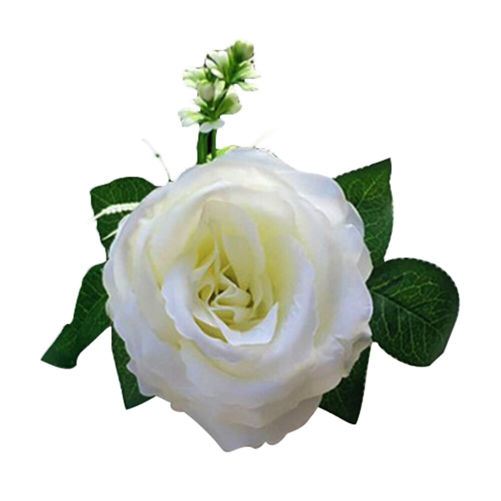 White Rose Artificial Flower for Wedding Car Decor... – Vicedeal