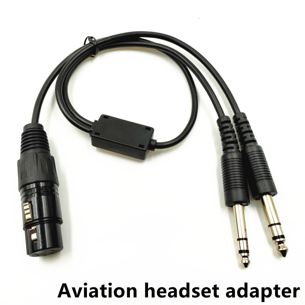 Voor Airbus Xlr Naar Ga Dual Plug 5 Pin Headset Ad... – Vicedeal