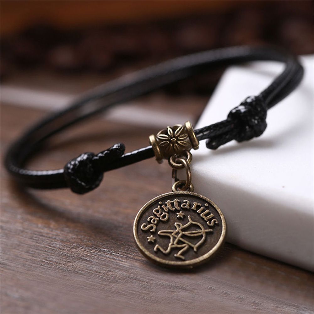12 Constellation Anklet Ankle Bracelet Black Rope ... – Grandado