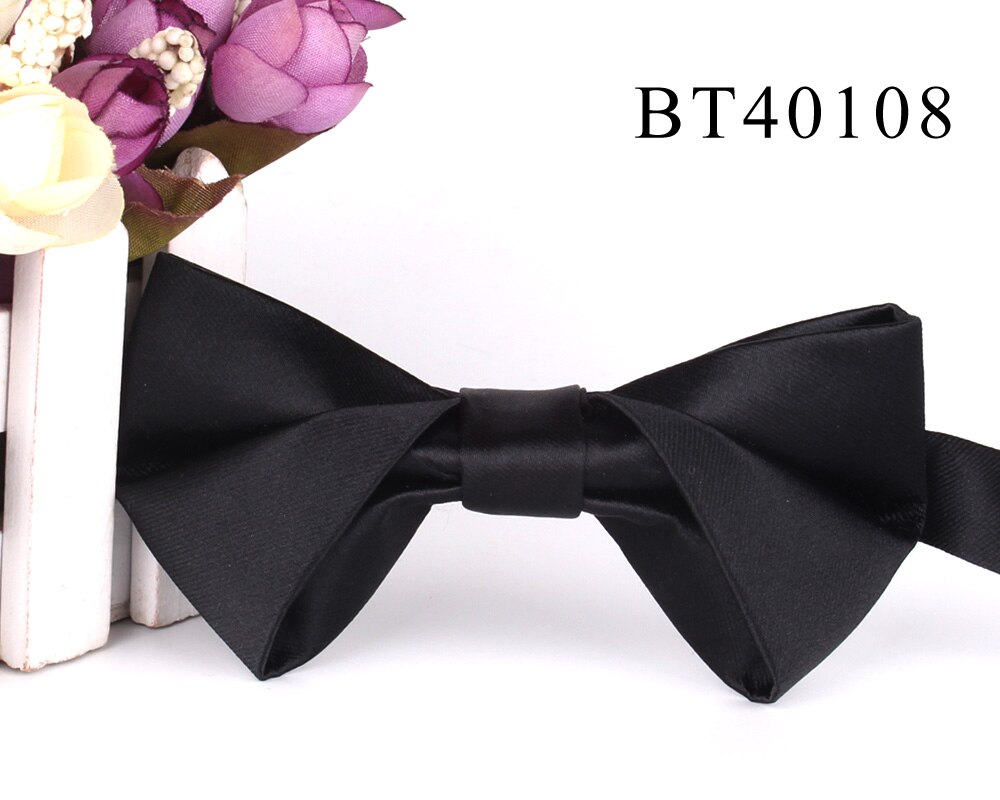 Bow tie For Groom Satin Bow tie For Men Women Bow ... – Grandado