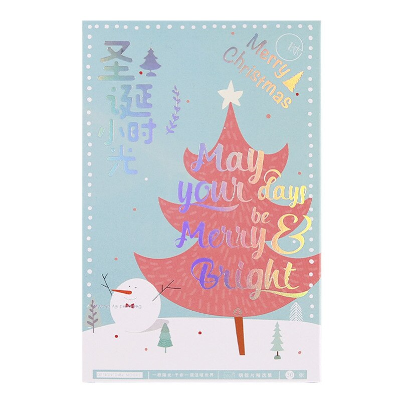 30 Sheets/Set Merry Christmas Postcards Christmas ... – Vicedeal