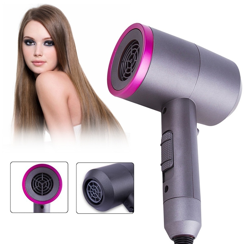 & Cold Hair Dryer Styler Strong Wind Hair Blower &... – Vicedeal