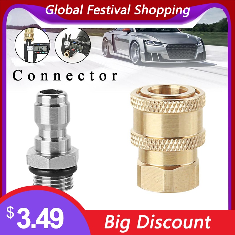High Pressure Washer Car Washer Brass Connector Ad... – Grandado