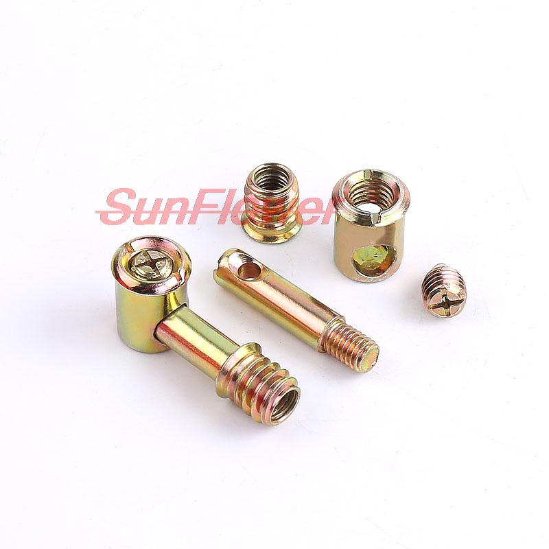 Furniture Hardware 4-in-1 Connection Piece Bed 4-i... – Grandado