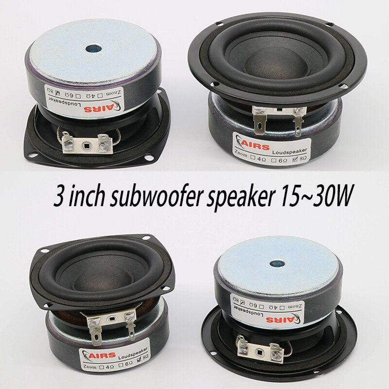 15-30W 3 Inch Subwoofer Speaker 4~8 Ohm 3 Inch Woo... – Vicedeal