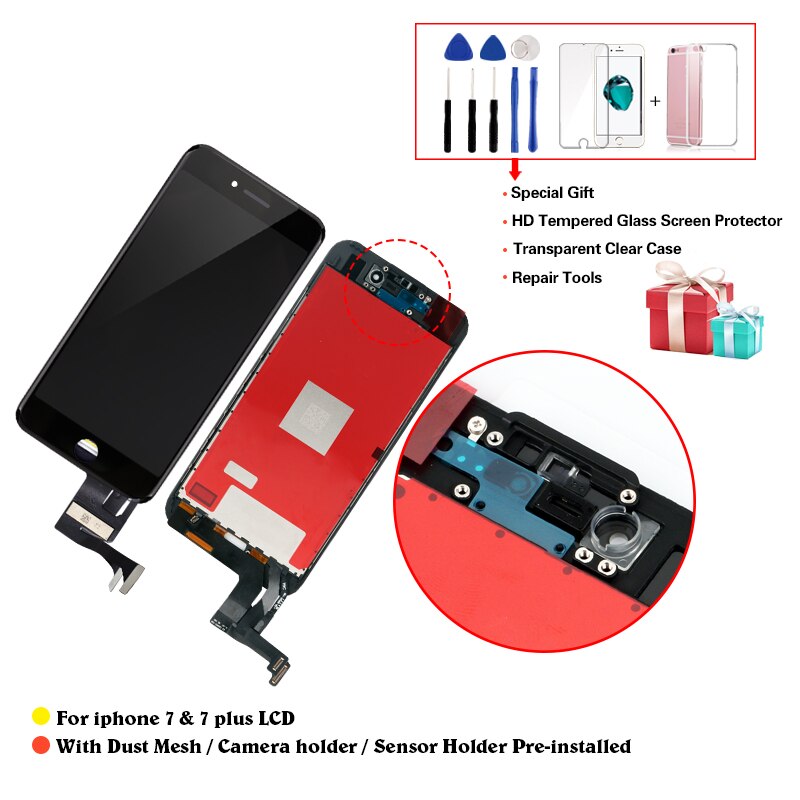 AAA+++ For iPhone 7G 7P 8G 8 plus LCD With 3D Touc... – Grandado