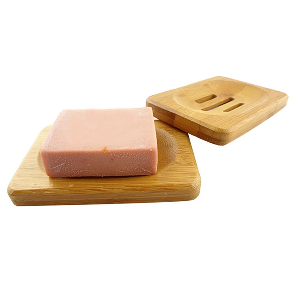 Natural Bamboo Wood Bathroom Shower Soap Tray Dish... – Vicedeal