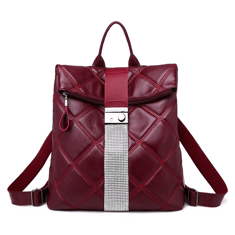 Bags Leather Backpacks for Women Mini Backpack Tra... – Grandado