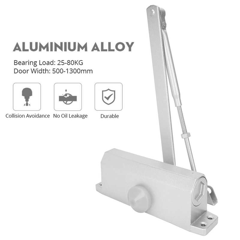 spring hinge door closer 60-85kg Door Closer Alumi... – Grandado