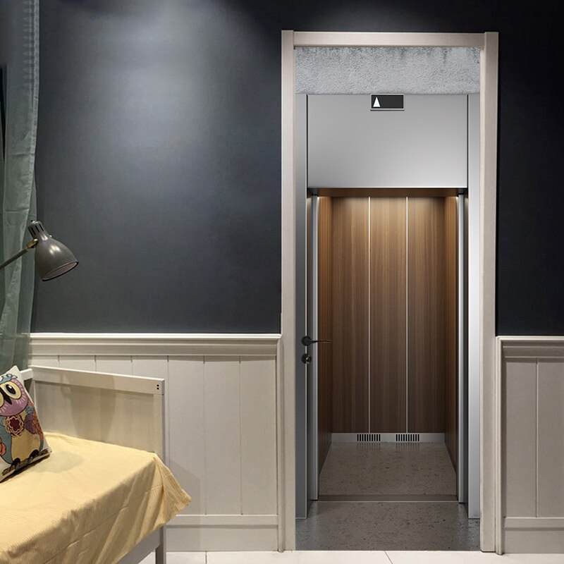 DIY Unique Simple Elevator Door Wall Sticker Water... – Grandado