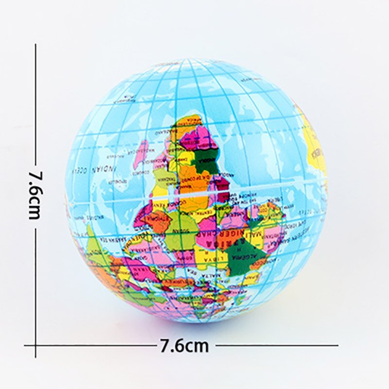 Earth Globe Rubber Bounce Ball Toys for Children K... – Grandado